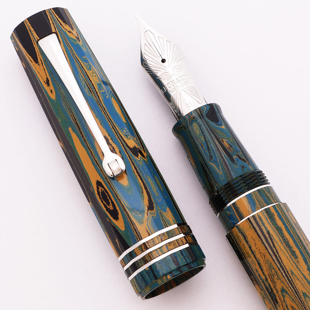 Leonardo Arborea LE Fountain Pen (2023) - "Larch" Faceted Ebonite ...