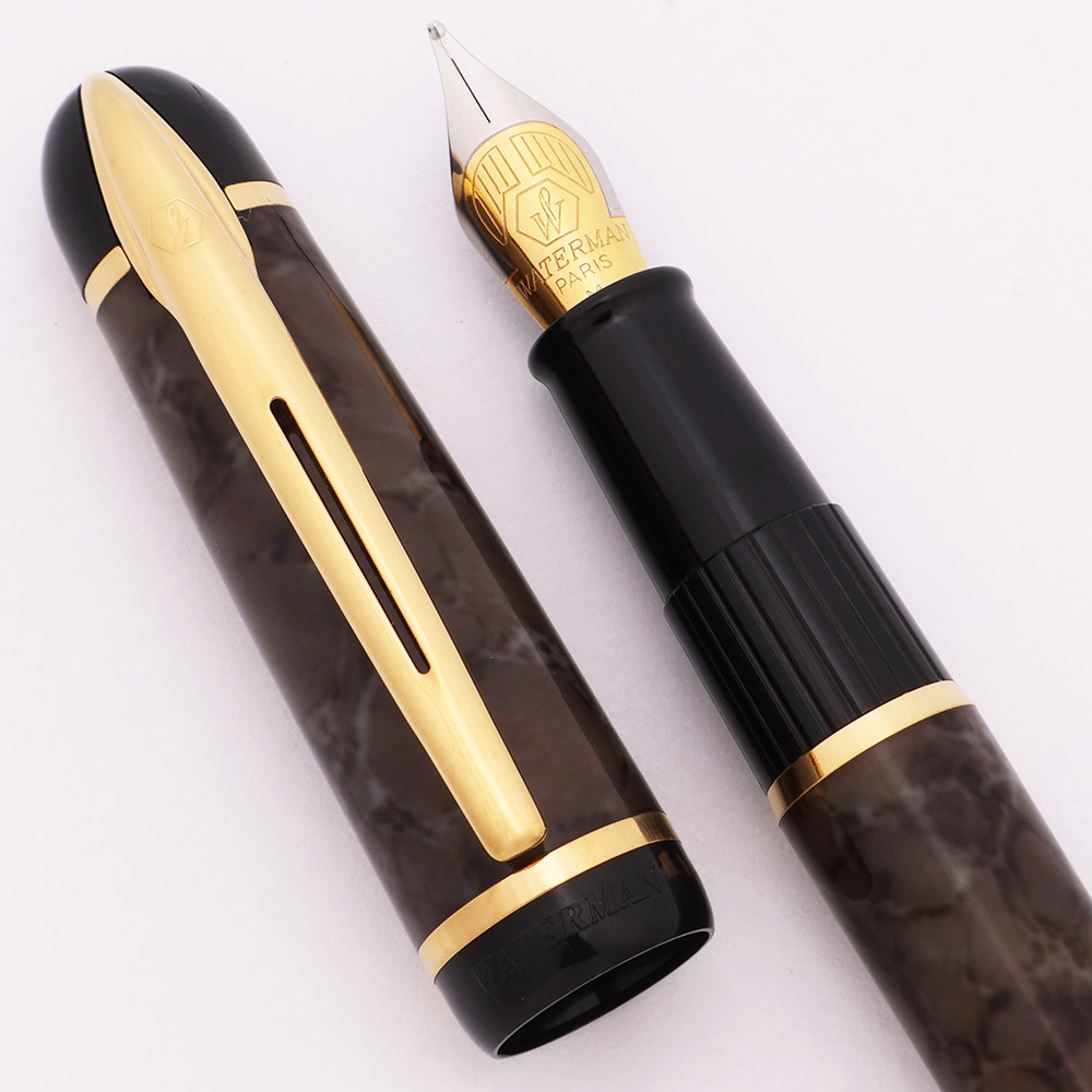 Waterman Phileas Fountain Pen (1990s) - Indus Grey, C/C, Medium Two ...