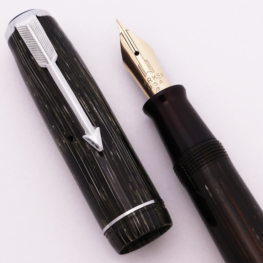 Parker Vacumatic Shadow Wave Fountain Pen (1939) - Full Size Junior ...