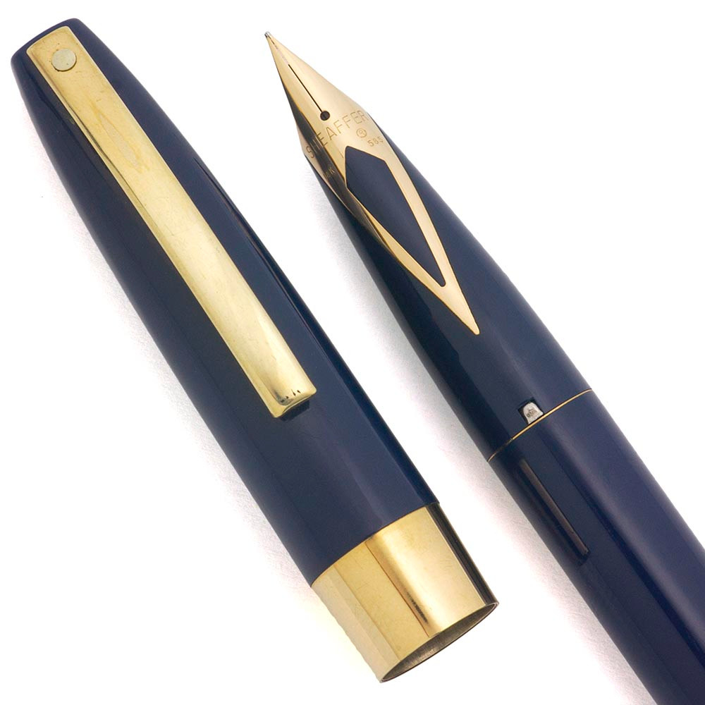 Sheaffer Imperial IV Fountain Pen (1960s) - Dark Blue w GP Trim ...