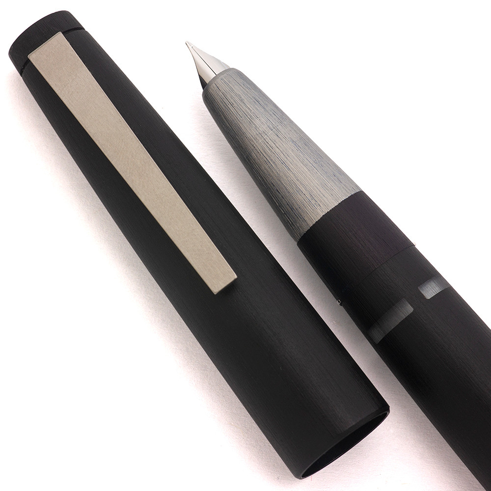 Lamy 2000 Fountain Pen - Black Makrolon, Piston Filler, Extra-Fine 14K ...