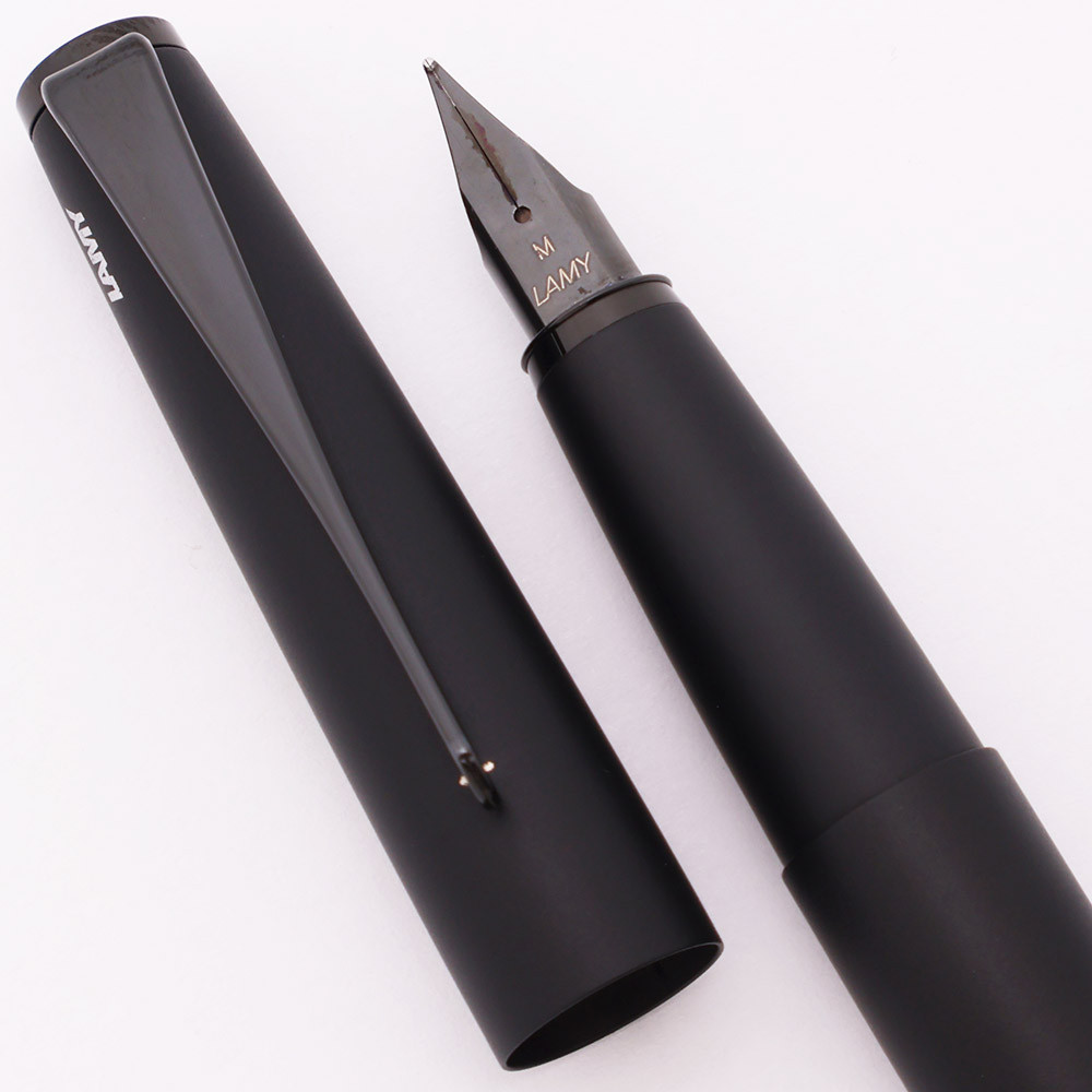 Lamy Studio Fountain Pen - Black Matte, Black Trim, C/C, Medium Black ...