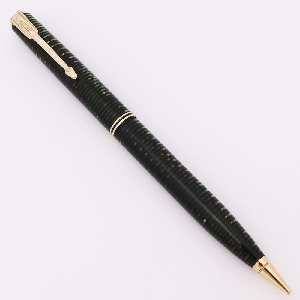 Parker Vacumatic Junior Pencil (1948) - Green Pearl w GT, 0.9mm Leads ...