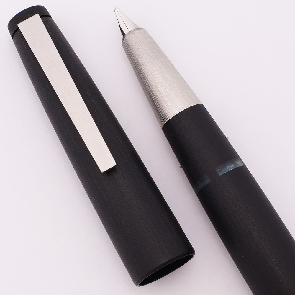 Lamy 2000 Fountain Pen - Black Makrolon, Piston Fill, Broad (Excellent ...