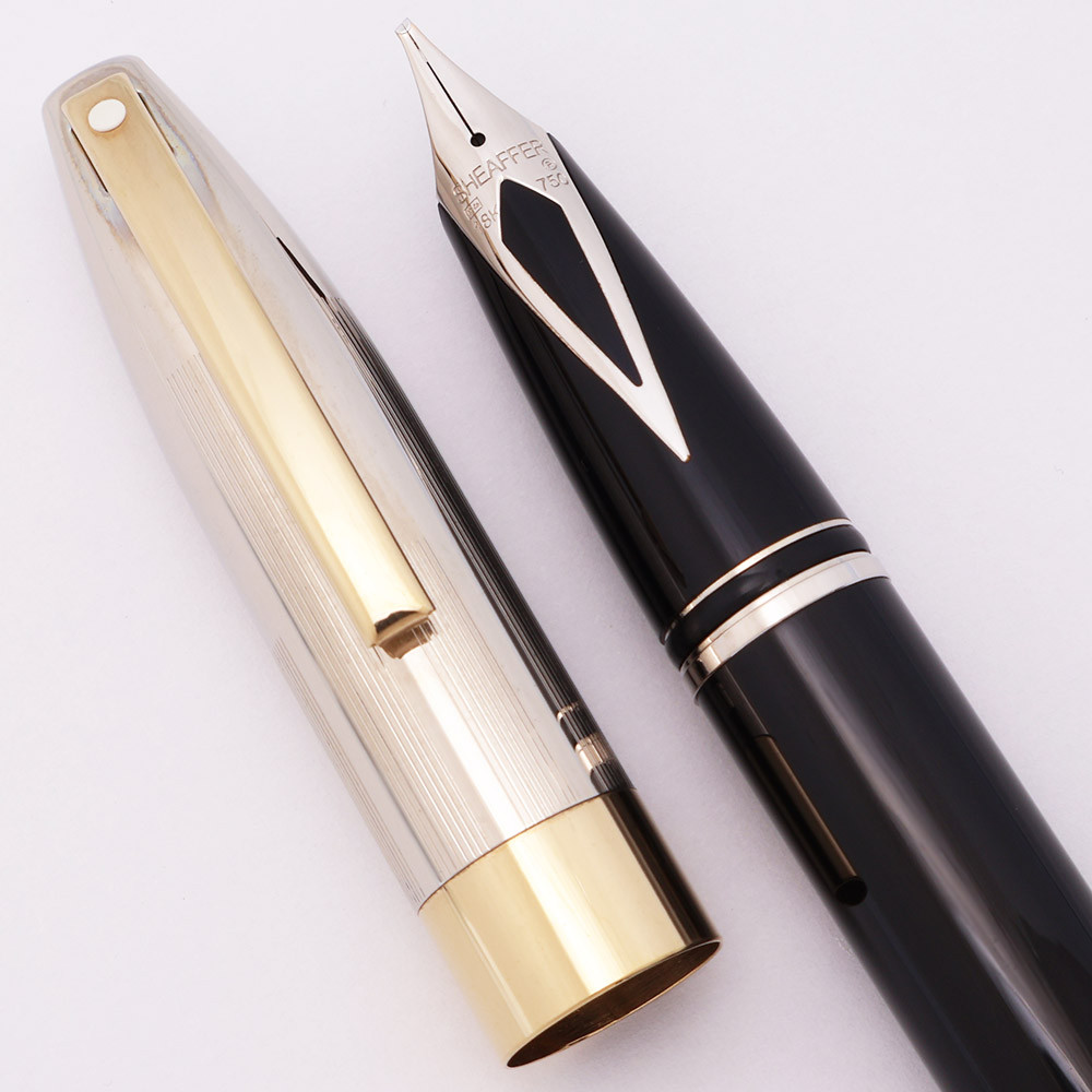 Sheaffer Legacy Heritage Fountain Pen - Black w Palladium GT Lined Cap ...