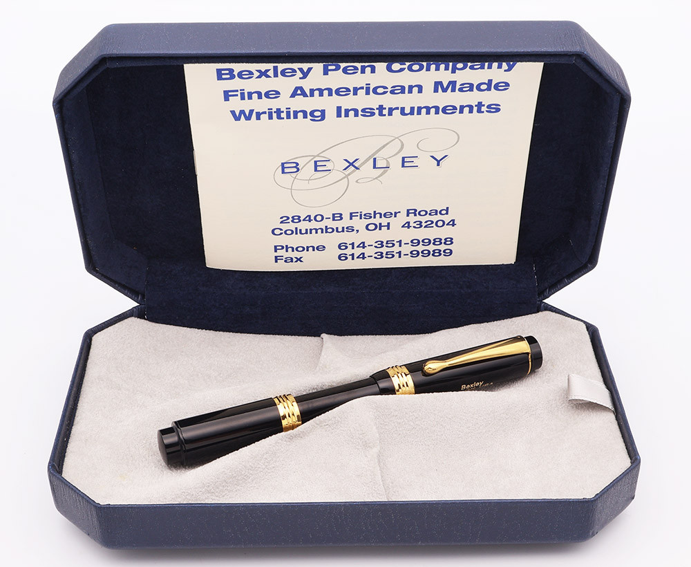 Bexley Sleeve Filler Fountain Pen (2001) - Black, Sleeve Filler, 18k ...