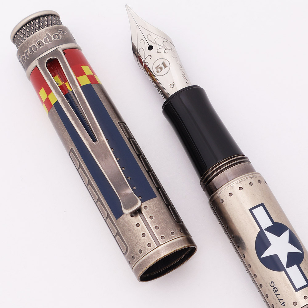 Retro 51 Vintage Metalsmith Fountain Pen - P-51 Mustang, Extra-Fine ...