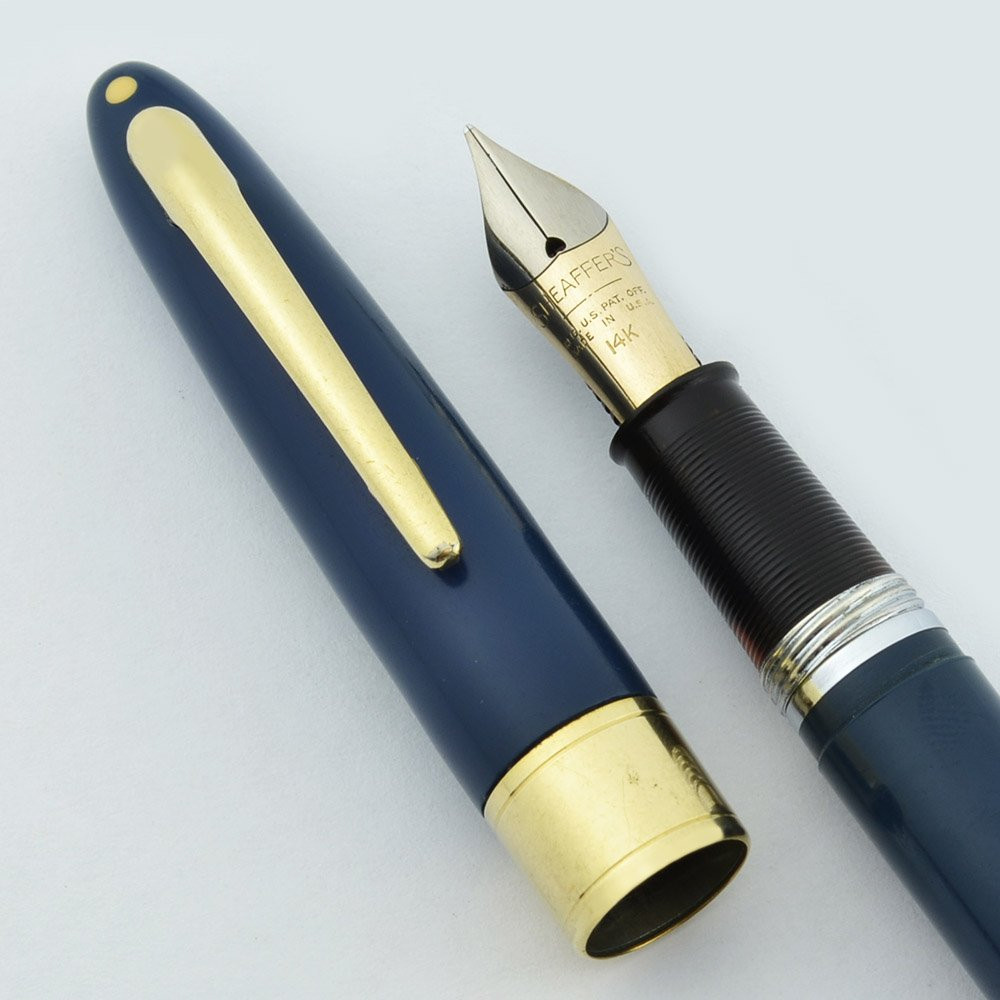 Sheaffer Statesman Touchdown TM Fountain Pen - Blue, Medium (Very Nice ...