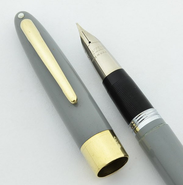 Sheaffer Statesman Snorkel - Grey, 14k Snorkel Tube, Fine Nib (Superior ...