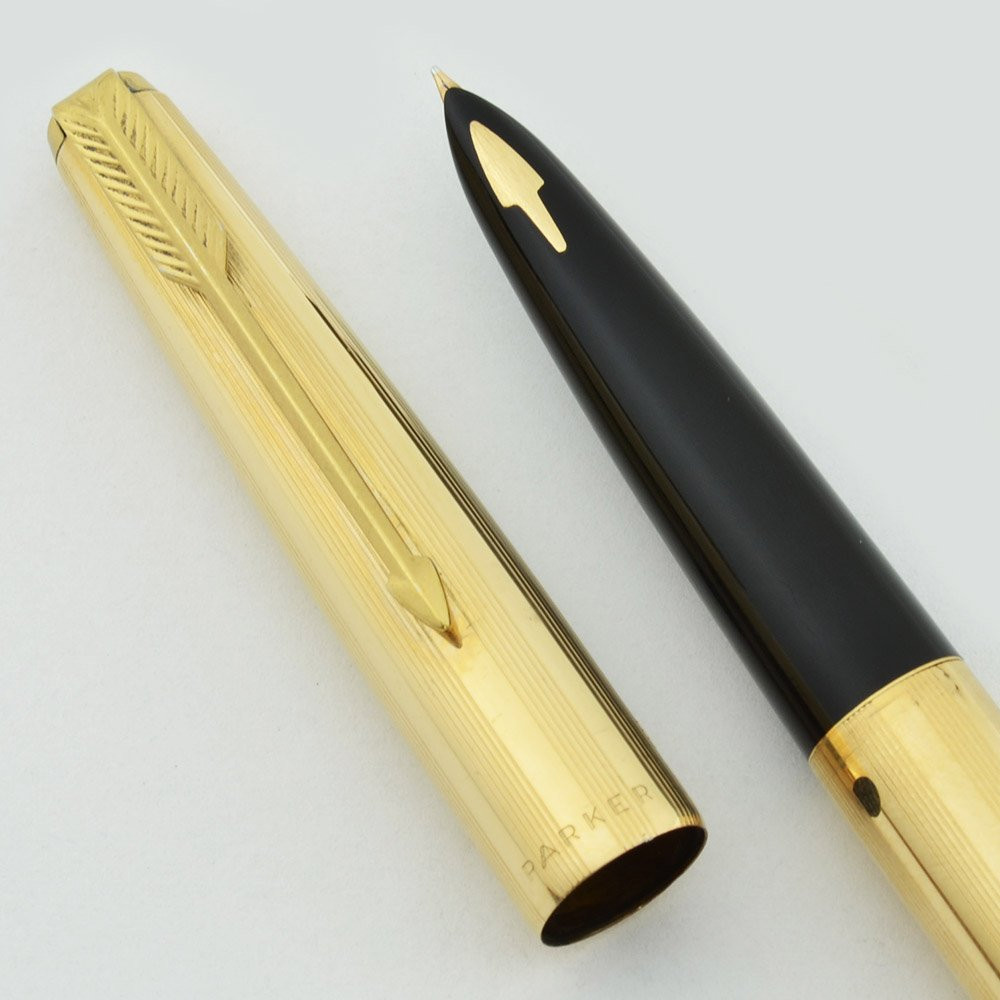 Parker 61 Mk II Signet Fountain Pen, England - Gold Filled, Fine Nib ...