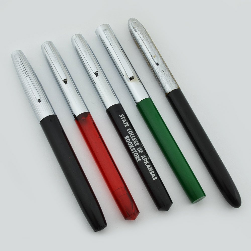 Sheaffer School Pen Assortment - 5 Pens, Various Models, Mixed Nibs ...