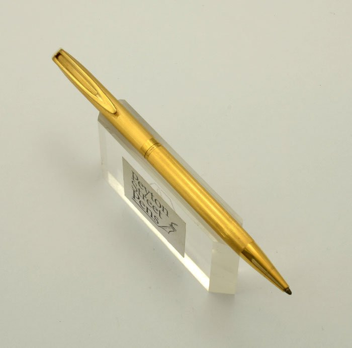 Waterman CF Ballpoint Pen - Lined Gold (Very Nice) - Peyton Street Pens