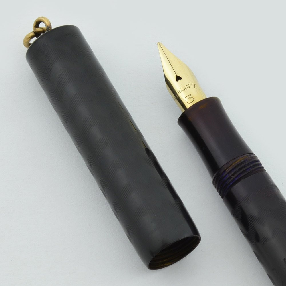 Star Fountain Pen - 1920s, BCHR, Full Flex #3 Warranted Nib (Excellent ...