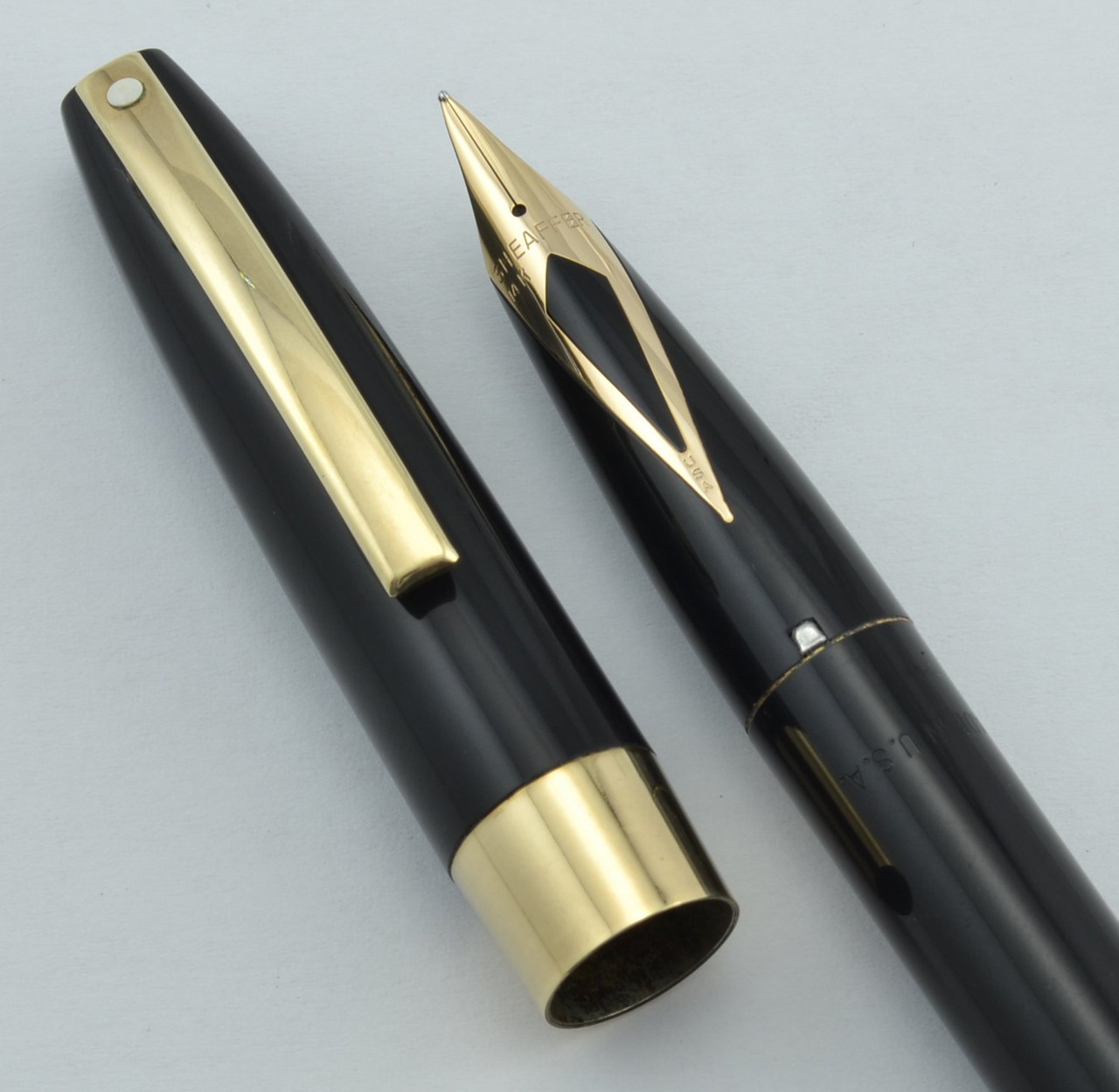 Sheaffer Imperial IV Touchdown Fountain Pen - Black, Fine 14k Nib (Very ...