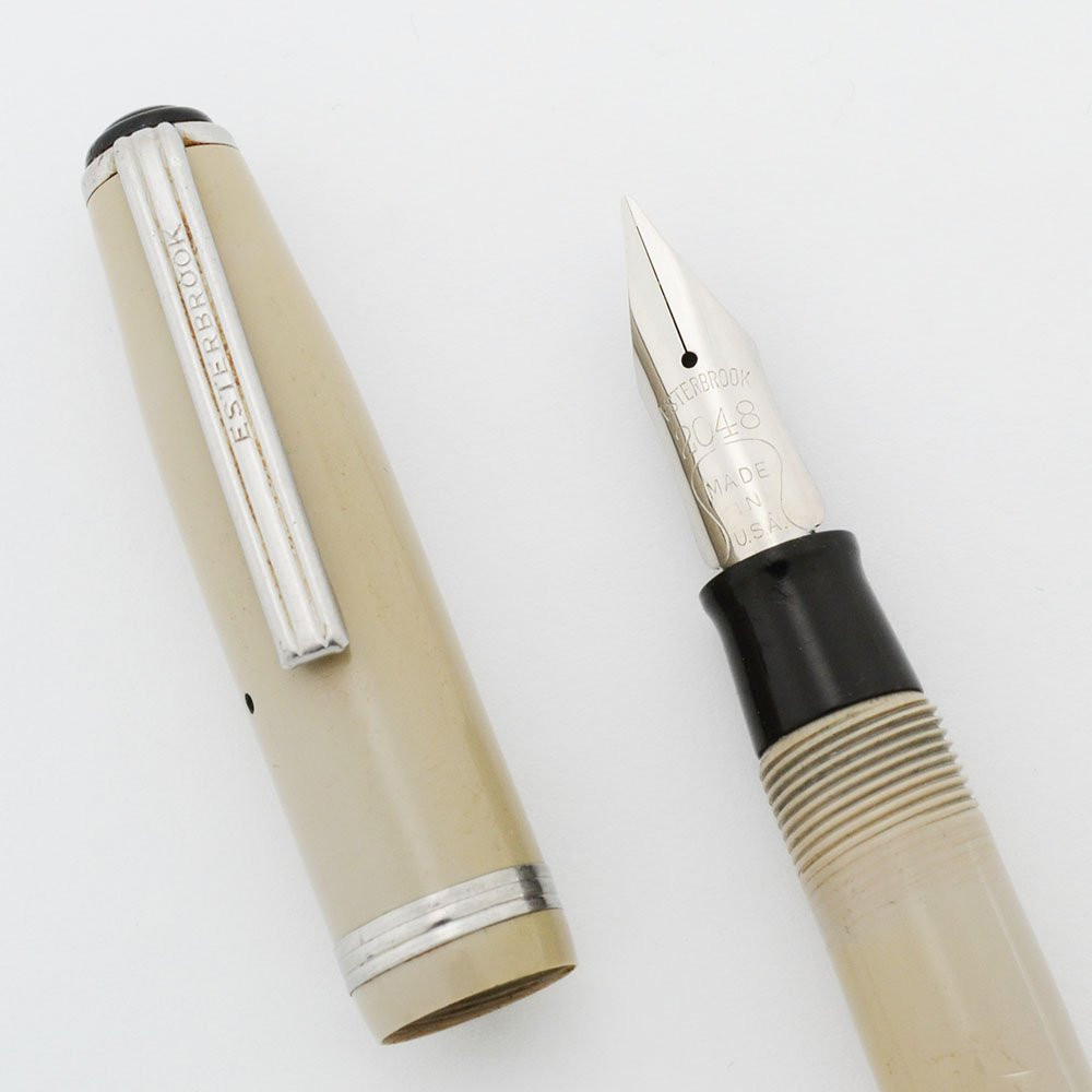 Esterbrook Pastels Fountain Pen - Grey, 2048 Flexible Extra Fine Falcon ...