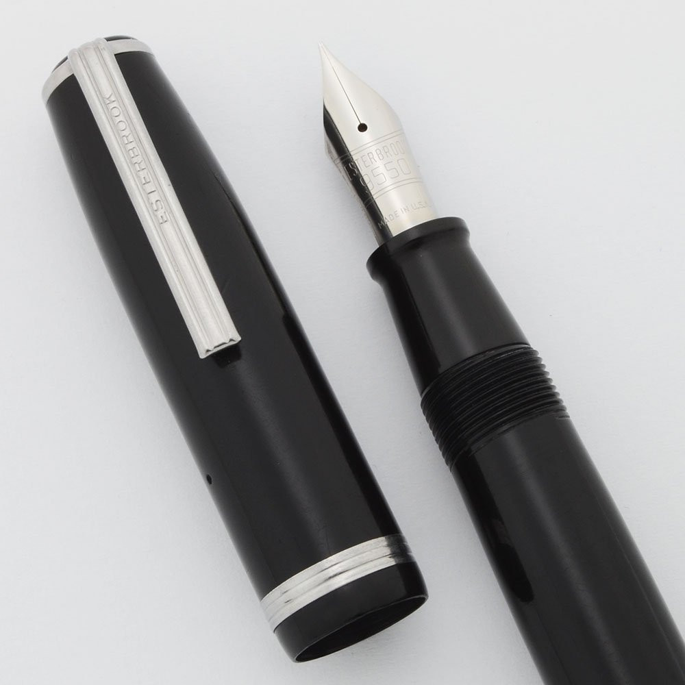 Esterbrook J Fountain Pen - Black, 9550 Extra Fine Nib (Excellent ...