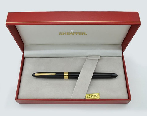 Sheaffer Crest (Reissue) Fountain pen - Black Lacquer, Fine 18k Nib ...