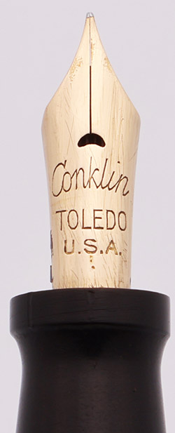 Conklin Ensemble Combo Fountain Pen (1920's/30s) - Ruby Red Marble ...