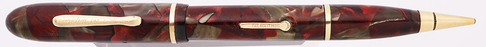 Conklin Ensemble Combo Fountain Pen (1920's/30s) - Ruby Red Marble ...