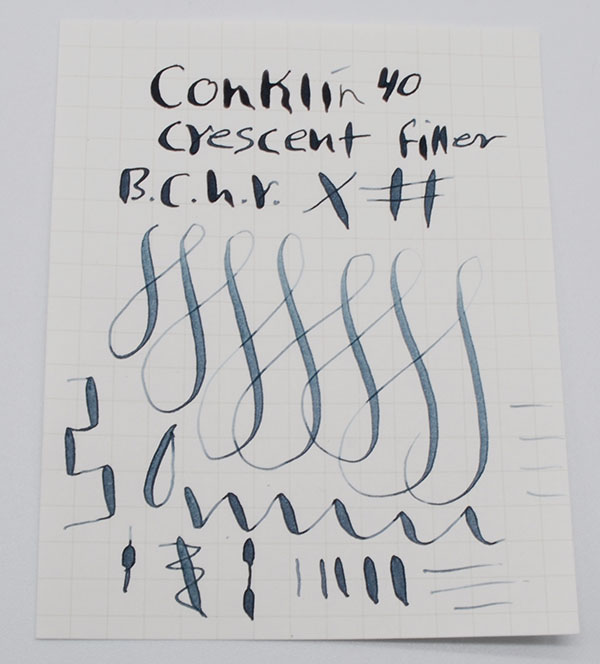 Conklin Crescent 40 Fountain Pen (1920s) - Full Size BCHR, No Clip ...