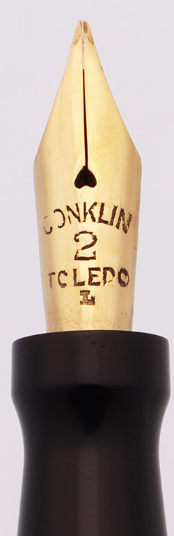 Conklin Crescent 20 Fountain Pen - BCHR, Med-Fine #2 Flex 14k Nib ...