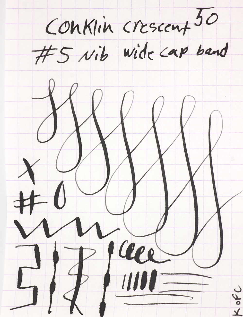 Conklin Crescent 50 (aka S5) Fountain Pen - BCHR w Knights of Columbus ...