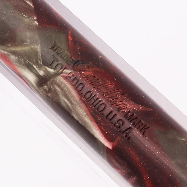 Conklin Three Fifty Fountain Pen (1920s) - Ruby Red Marble w/GT, Lever ...