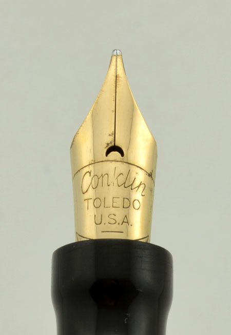 Conklin Ensemble Fountain Pen - Endura Style, Black and Bronze Marble ...