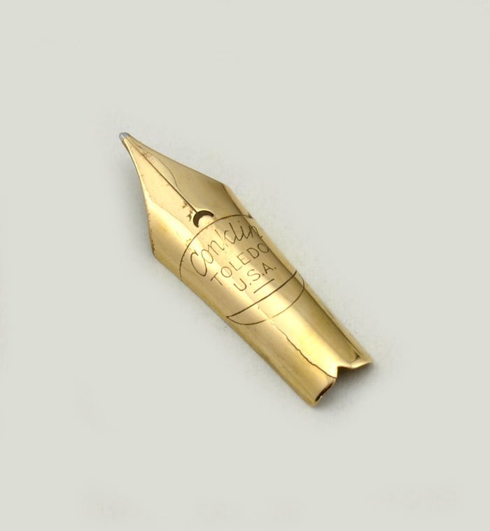 Conklin Ensemble Fountain Pen - Endura Style, Black and Bronze Marble ...