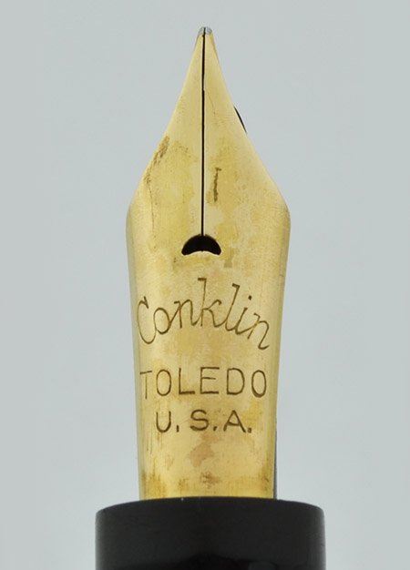 Conklin Ensemble Combo Fountain Pen - Endura Style, Black & Bronze ...