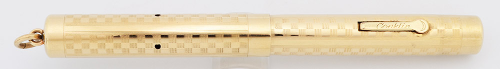 Conklin Small Ringtop #2 Fountain Pen - Gold Filled Checkerboard ...
