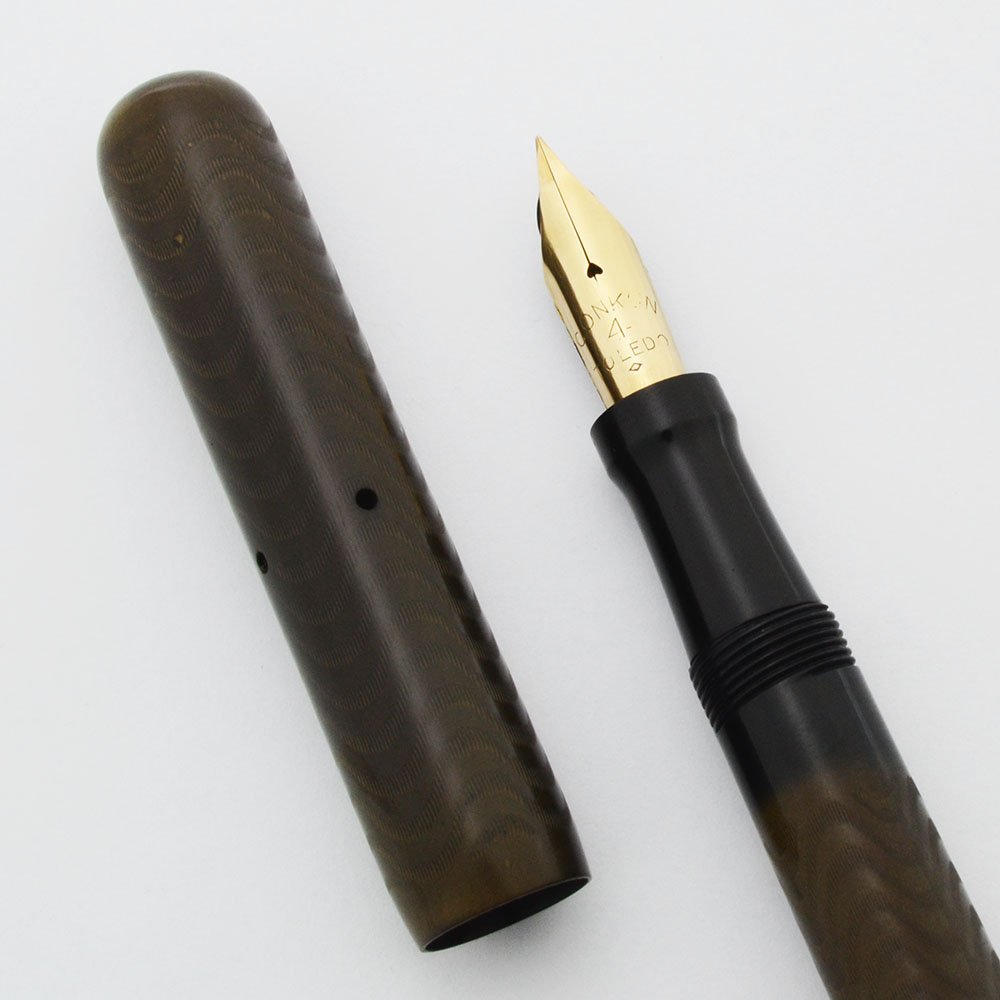Conklin Crescent 40 Fountain Pen - Large BCHR, Flexible Fine 14k Nib ...
