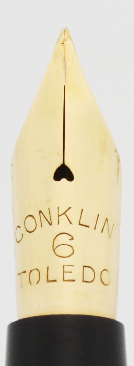Conklin Crescent S5 Fountain Pen - BHR, Flexible Fine #6 14k Nib ...