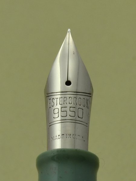 Esterbrook Deluxe SM Fountain Pen - Light Green, 9550 XF Nib (Restored ...