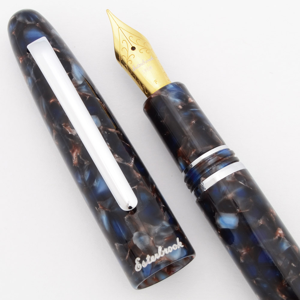 Esterbrook Estie Fountain Pen - Nouveau Blue w Palladium Trim, Fine ...