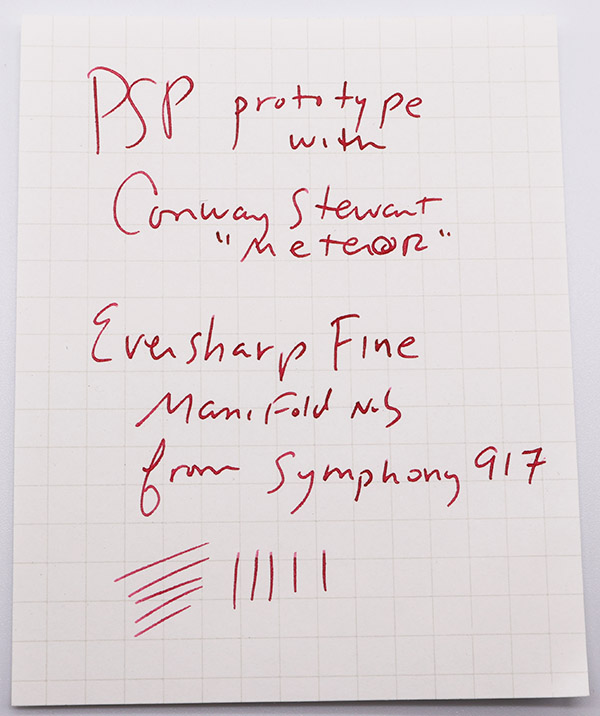 PSPW Prototype with Vintage Nib - Conway Stewart "Meteor", Button ...