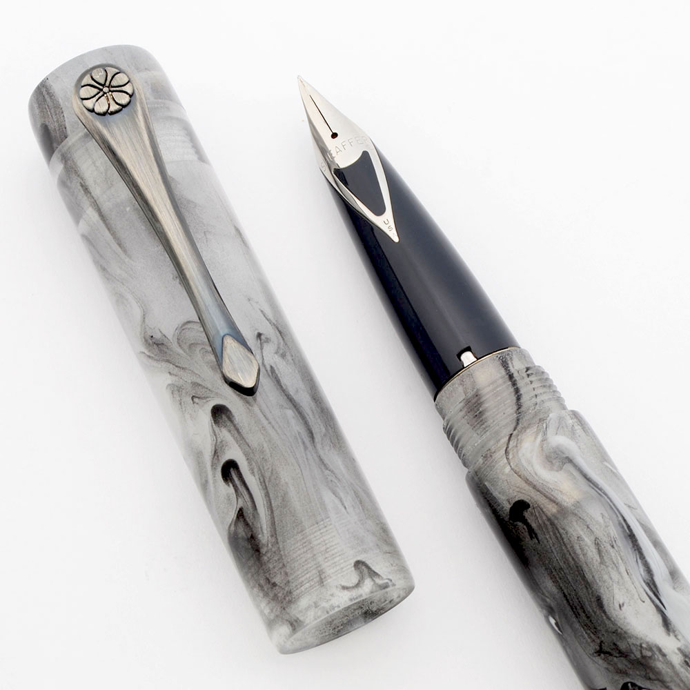 PSPW Prototype Fountain Pen - "Film Noir" Alumilite, Clip, Sheaffer ...