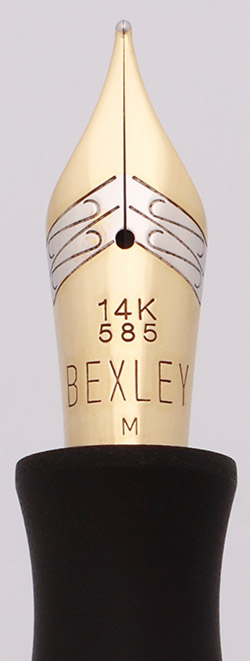 Bexley Cable Twist Fountain Pen (1994) - Navy Pearl, Button Fill ...