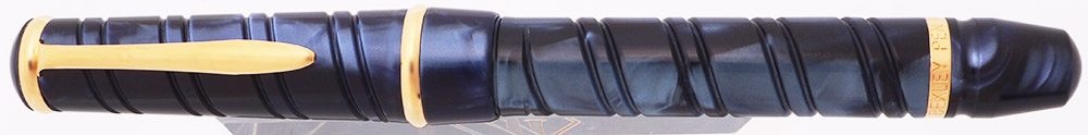 Bexley Cable Twist Fountain Pen (1994) - Navy Pearl, Button Fill ...