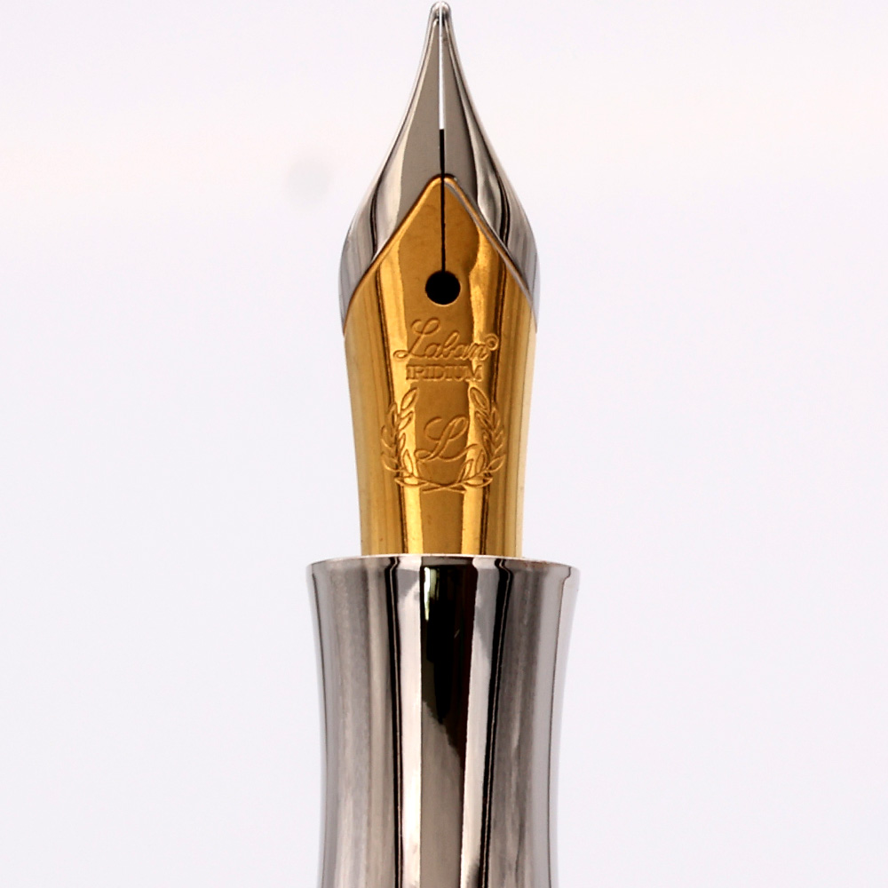 Laban PF-900 Fountain Pen - Orange Enamel, C/C, Fine Two-Tone Steel Nib ...
