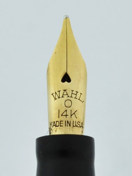 Wahl Eversharp Bantam Fountain Pen - Green Swirl, Bulb Filler, #0 14k ...