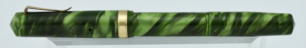 Wahl Eversharp Bantam Fountain Pen - Green Swirl, Bulb Filler, #0 14k ...