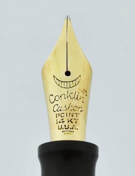 Conklin Ensemble Combo Fountain Pen - Black and Pearl Marble, Semi-Flex ...