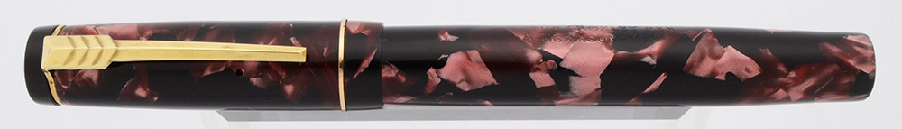 Croxley by Dickinson Fountain Pen (UK, 1950s) - Burgundy Marble w/GT ...