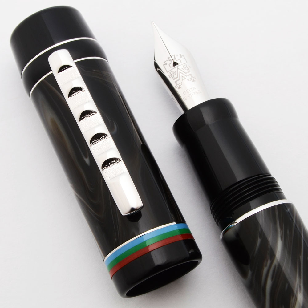 Delta Indigenous People "Mapuche" LE Fountain Pen (2010) - Black and ...