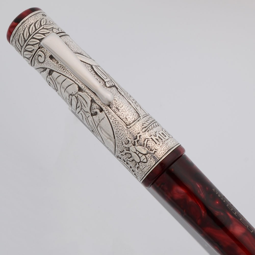 Delta Napoleone Bonaparte LE Ballpoint Pen (#360/888) - Marbled Red ...