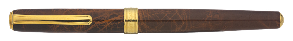 Diplomat Classic Fountain Pen (pre-1992) - Brown Marble, GP Trim, C/C ...