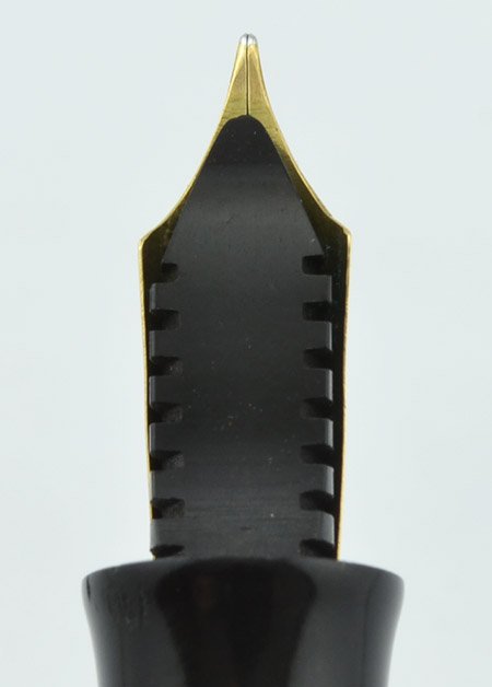 Eagle Fountain Pen - Green Marble, Medium 14k Nib (Very Nice, Restored ...