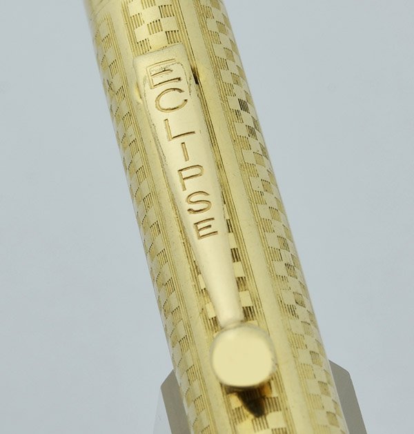 Eclipse Fountain Pen - Full Size GF Checkerboard, Full Flex Fine Nib ...