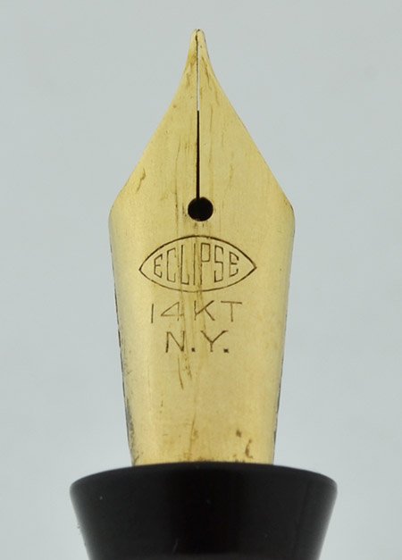 Eclipse Fountain Pen - Oversize Greek Key, Flexible Medium 14k Nib ...